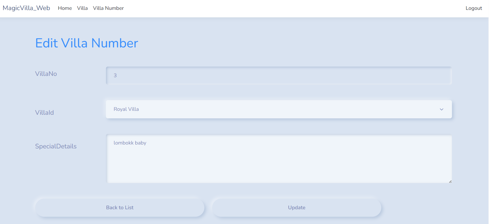 Portfolio Details - Magic Villa Web